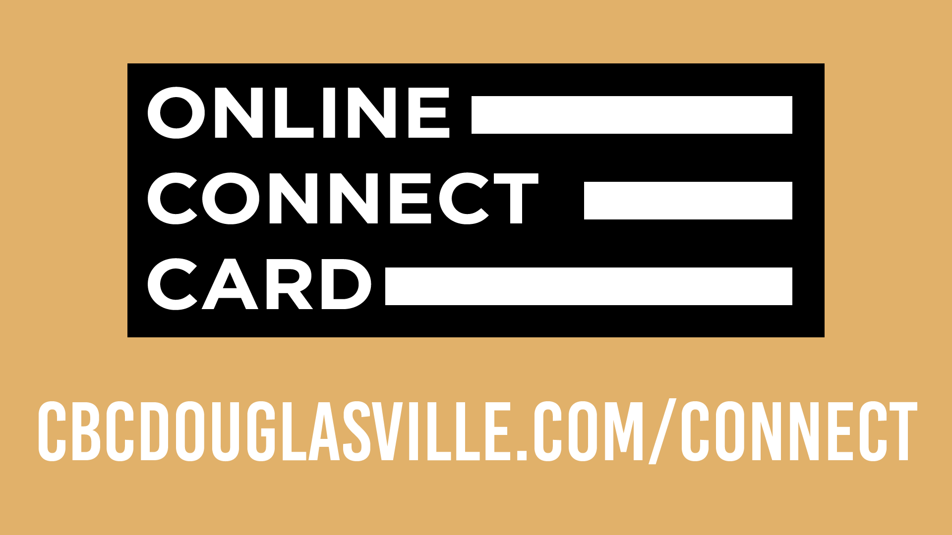 Connect - Central Baptist Church